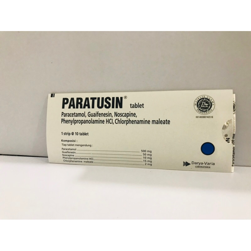 Jual Paratusin 1 Strip Isi 10 Tablet | Shopee Indonesia
