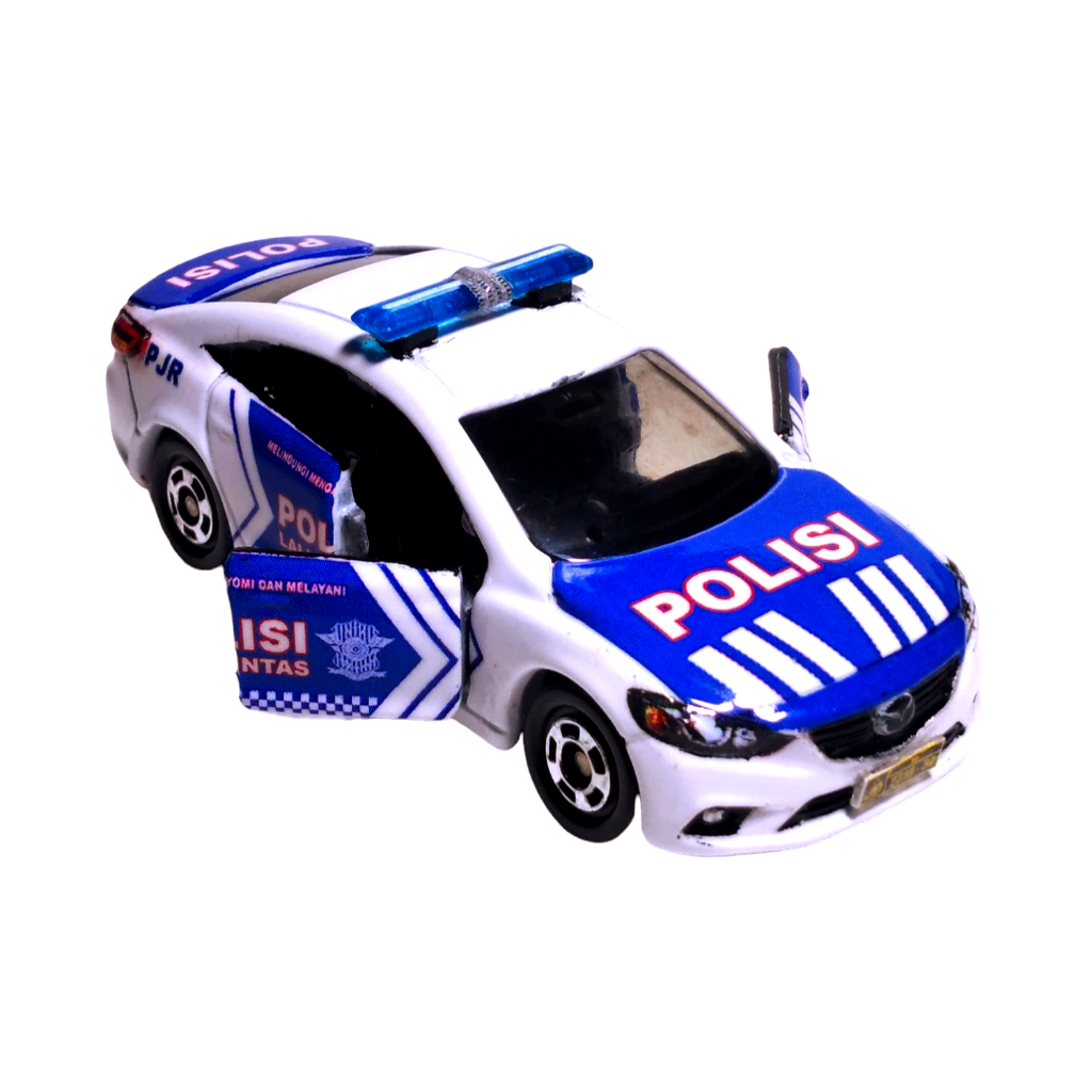 Jual DIECAST SKALA 1/64 TOMICA MAZDA 6 ATENZA CUSTOM POLISI INDONESIA ...