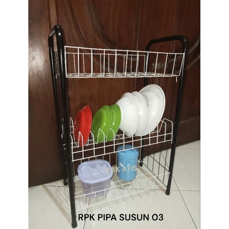 Jual RAK PIRING SUSUN 03/ RAK DAPUR /RPK/ PIPA AL /RAK ANTI KARAT ...