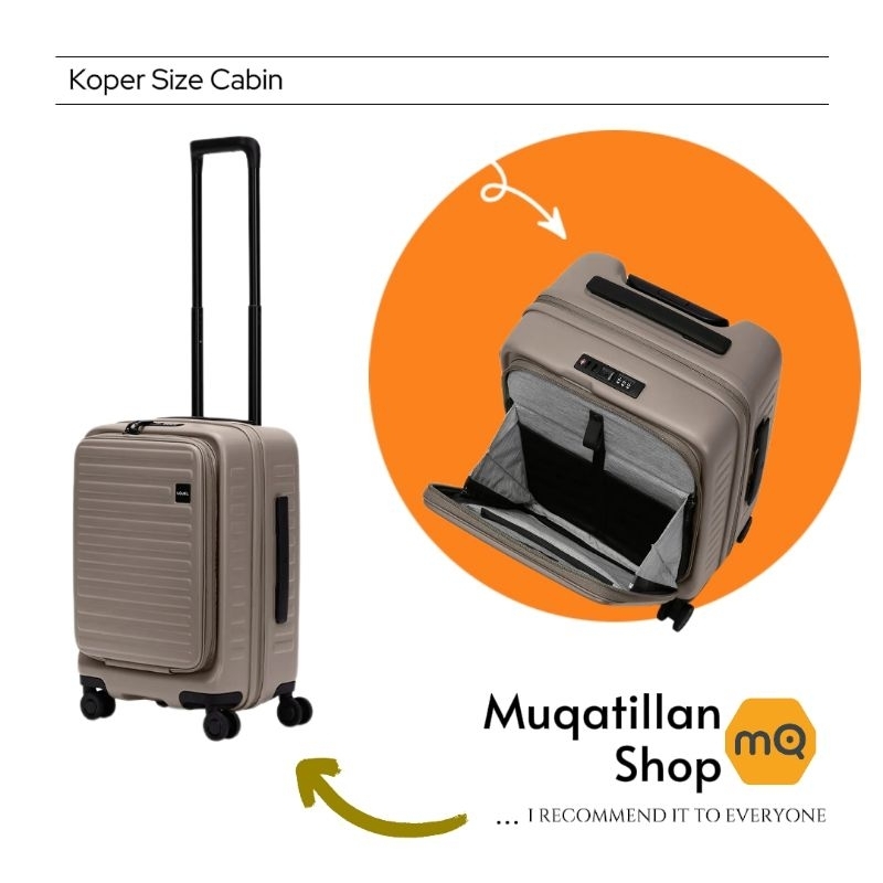 Jual Koper Lojel cubo front Laptop size cabin/Small 21 inch | Shopee ...