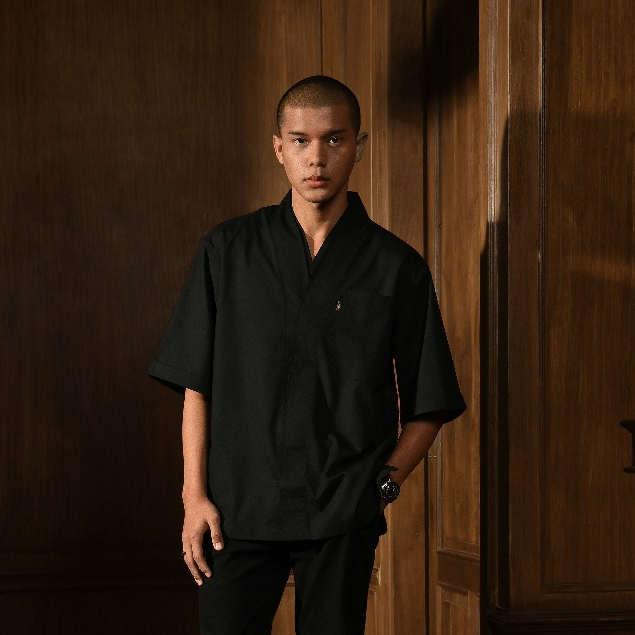 Jual Zoma Basic Tokyo Double Shirt Kemeja Oversize Pria Lengan Pendek ...