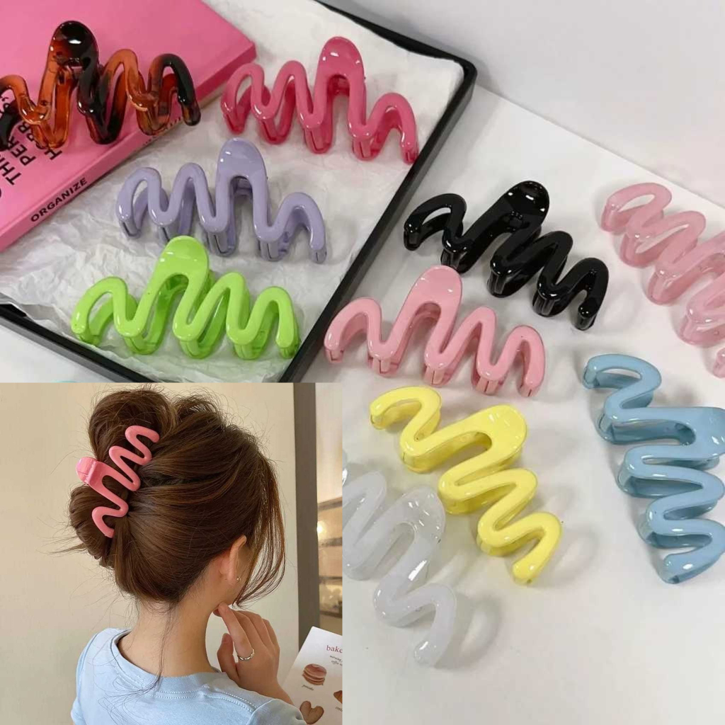 Jual Jepit Rambut Jedai Gelombang 11cm Jepitan Rambut Fashion Wanita ...