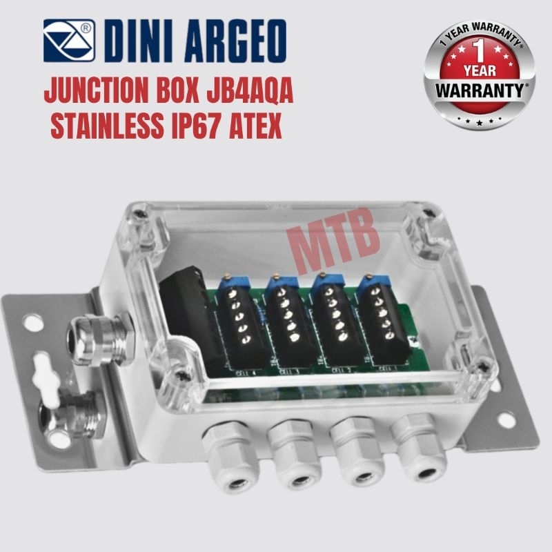 Jual DINI ARGEO JUNCTION BOX JB4AQA STAINLESS IP67 ATEX(MTB) | Shopee ...