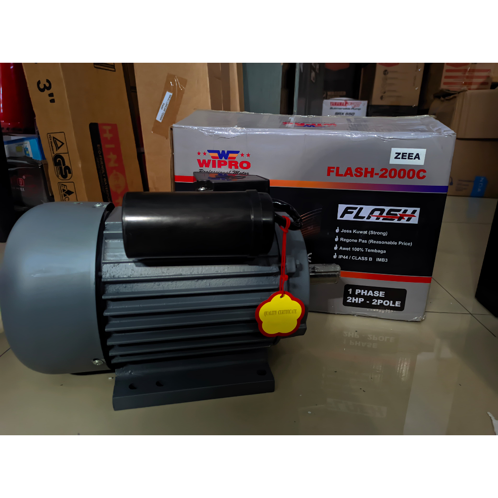 Jual Dinamo Wipro 2HP 1PHASE 2P - 4P | Shopee Indonesia