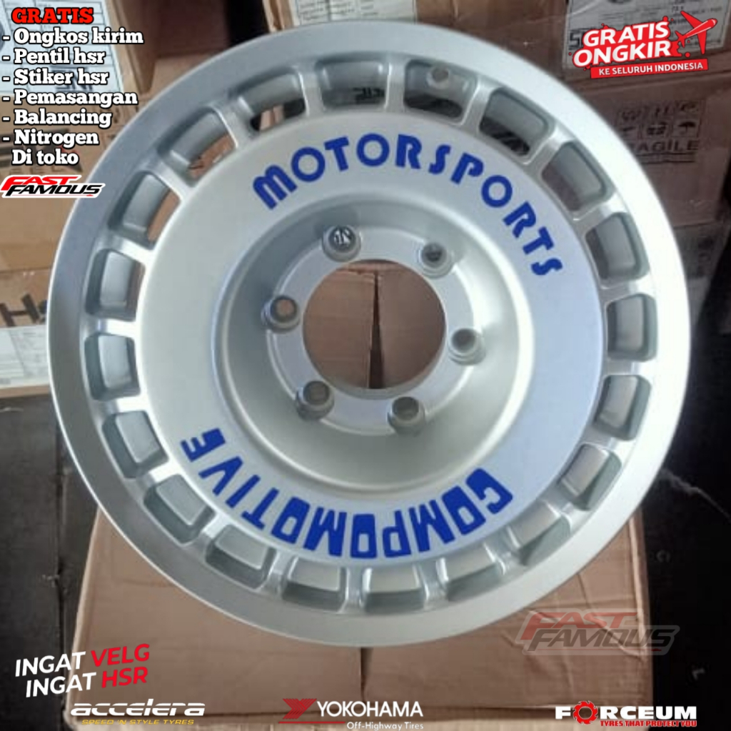 Jual Velg mobil hiace, phanter, l200 r16 baut 6x139 lebar 7,5 ...