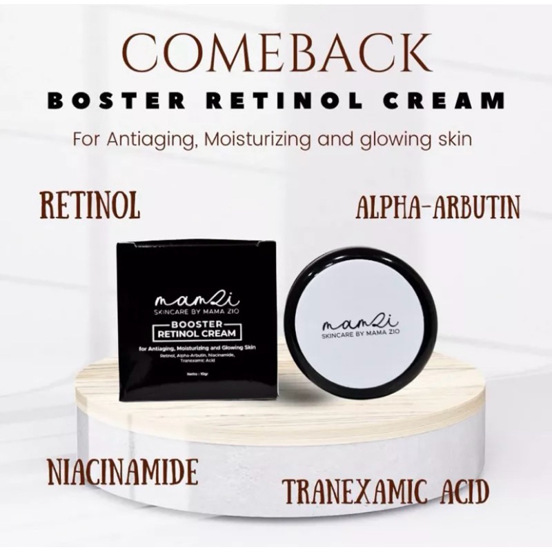 Jual [READY] CREAM BOOSTER RETINOL BY MAMAZIO (KEMASAN BARU) | Shopee ...