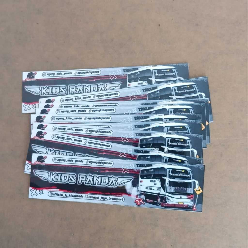 Jual Stiker bus Tunggal jaya Kids panda | Shopee Indonesia