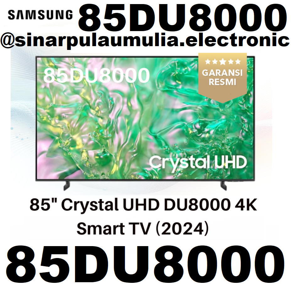 Jual Samsung LED TV 85 Inch 4K UHD Smart Digital - UA85DU8000 / UA 85 ...