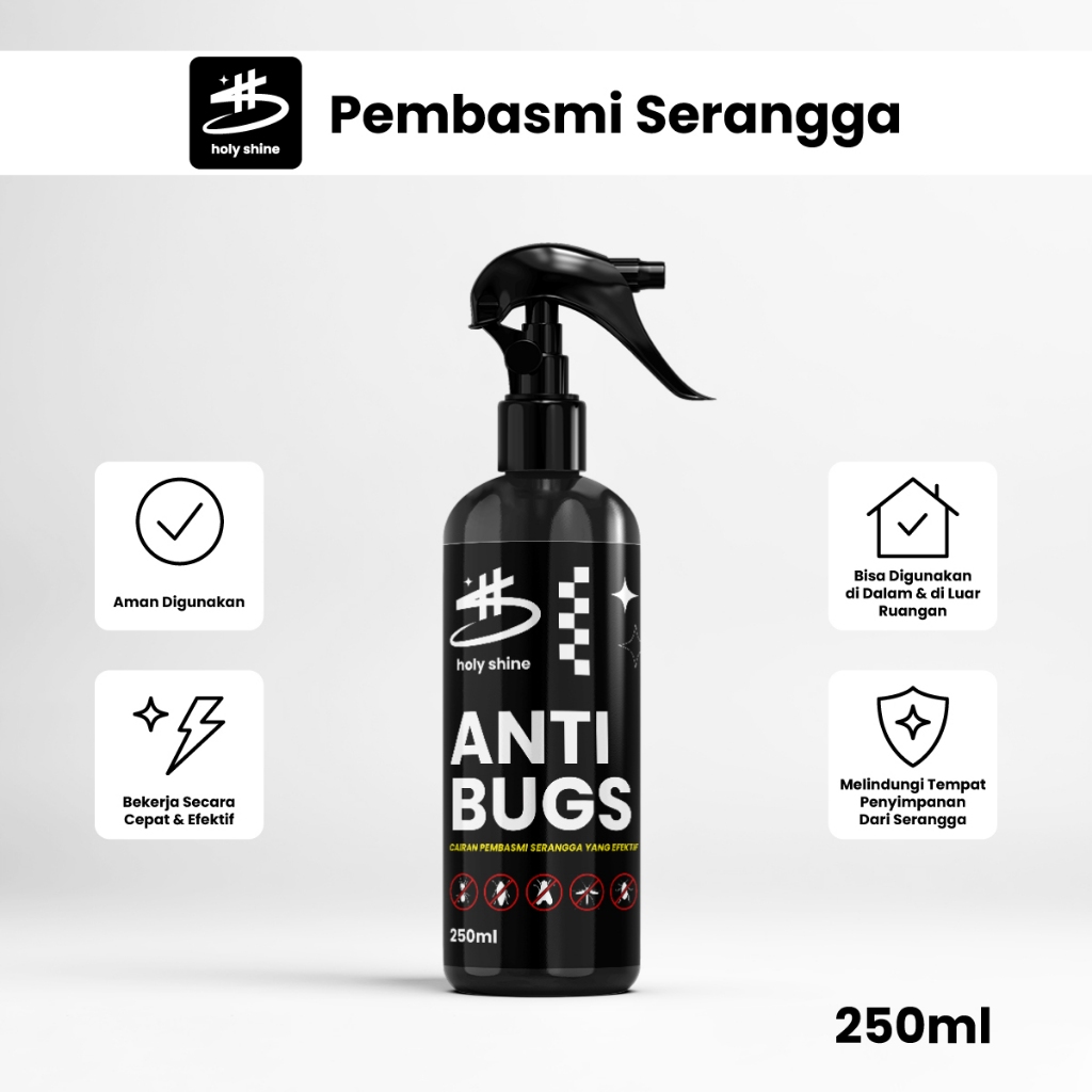 Jual Holy Shine Pembasmi Serangga / Anti Bugs - Pengusir Hama 250ml ...