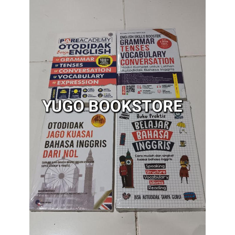 Jual Paket 4 buku otodidak belajar English, otodidak belajar bahasa ... Jual Paket 4 buku otodidak belajar English, otodidak belajar bahasa ...