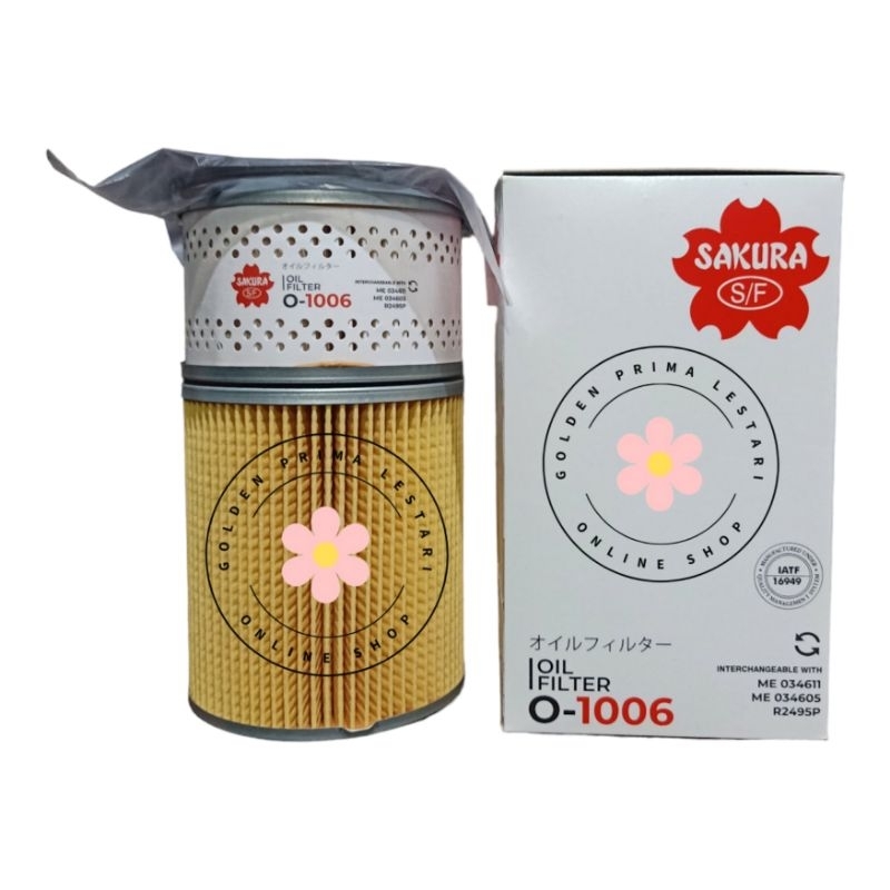 Jual Filter Oli Fuso 6D14 6D15 6D16 FM517 FM516 O-1006 Sakura | Shopee ...