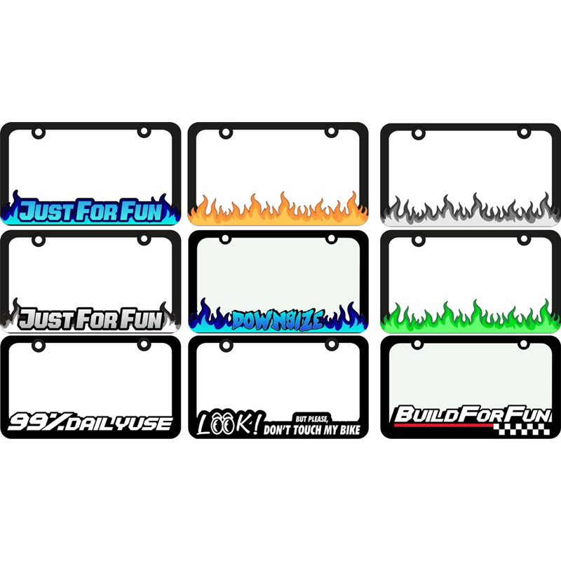 Jual Frame Plat Nomor Custom Akrilik Desain Proper (Bebas Custom Desain ...