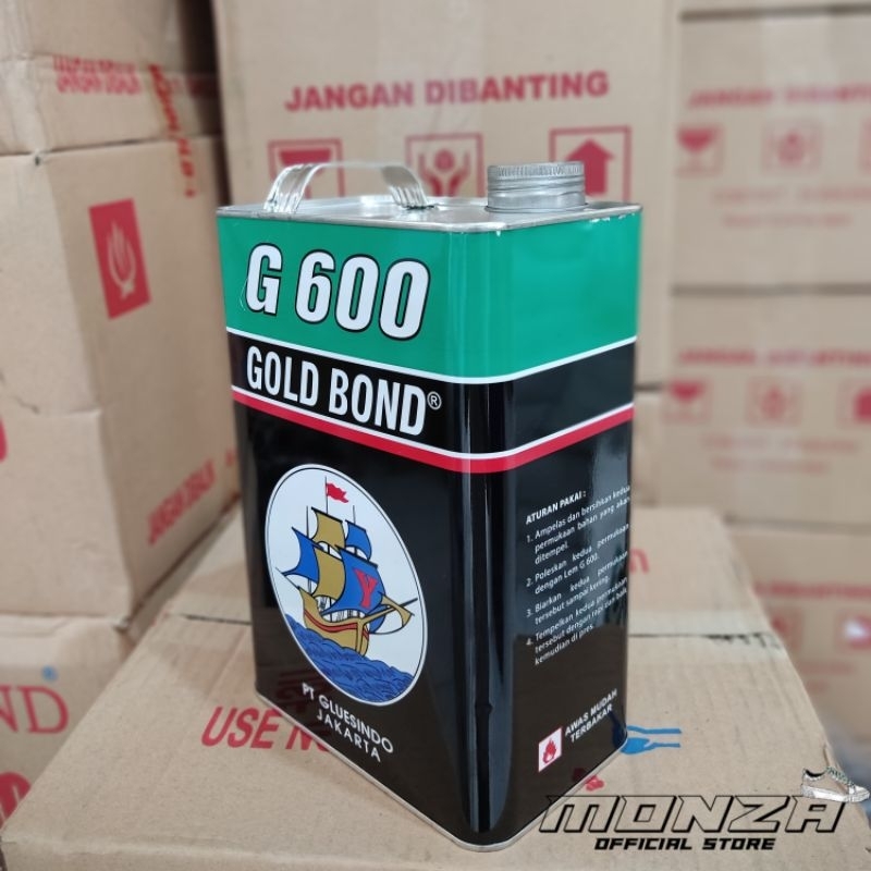 Jual LEM GOLD-BOND G-600 LEM SEPATU LEM SANDAL INI 3 LITER | Shopee Indonesia