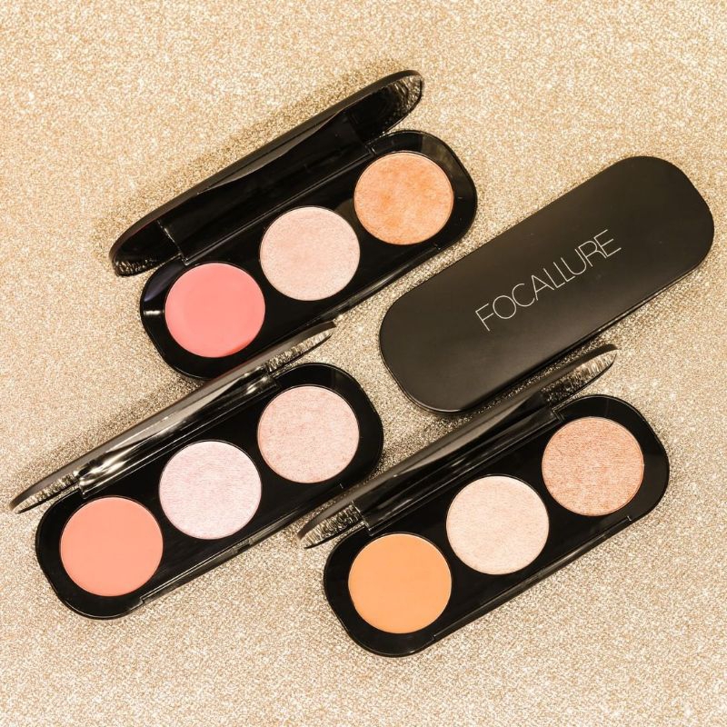 Jual Focallure Face Palette Blush Highlighter ORI | Shopee Indonesia
