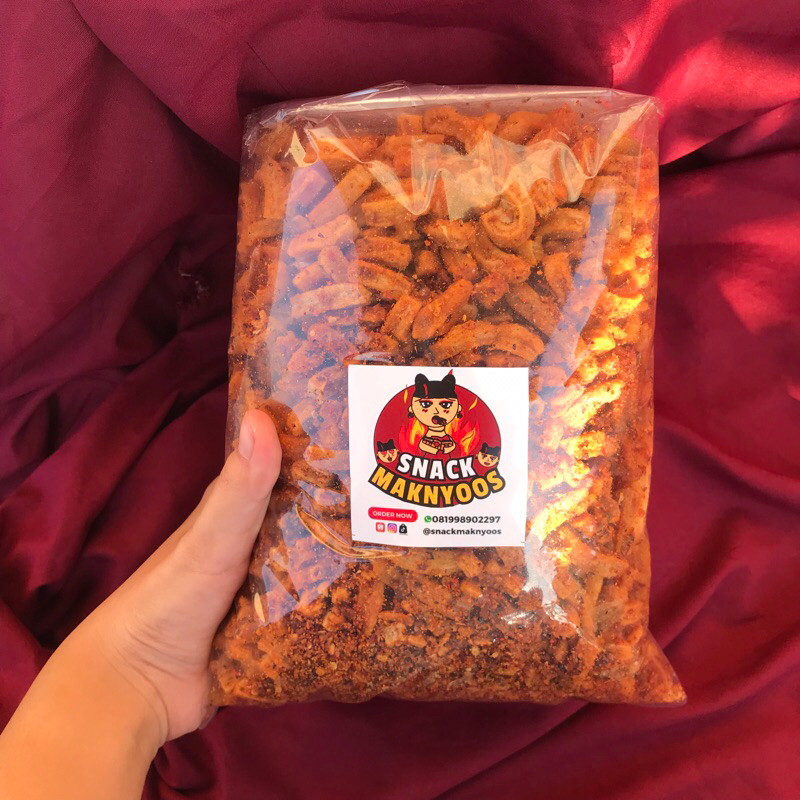Jual 1kg Seblak Ceker Pedas Bumbu Cabe Merah Snack Maknyoos Cemilan ...