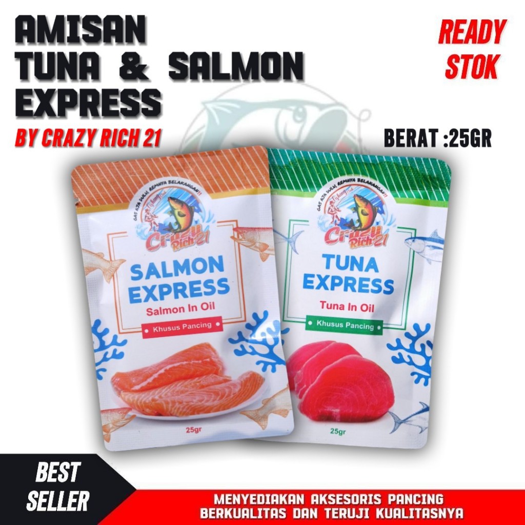 Jual amisan deho crazy rich tuna dan salmon sebagai campuran umpan ...