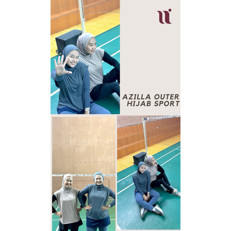 Jual Azilla Outer Hijab Sport | Shopee Indonesia