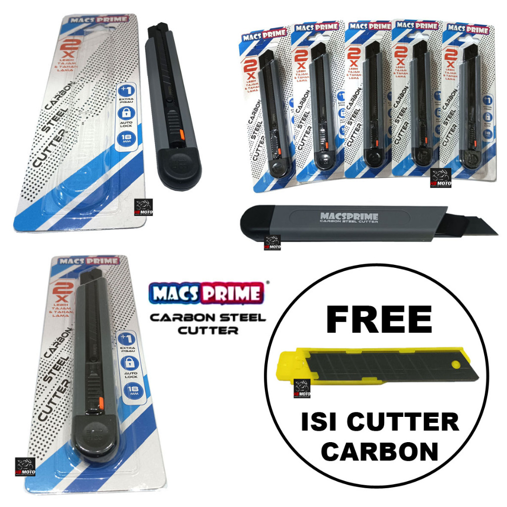 Jual Cutter MACS PRIME Carbon Steel Cutter Extra 1 mata pisau/CUTTER ...