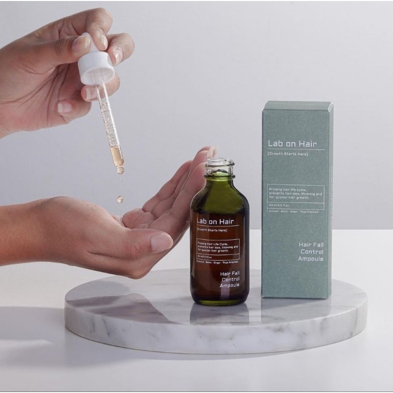 Jual LAB ON HAIR Anti Hair Fall Ampoule Serum 60 ml | Shopee Indonesia