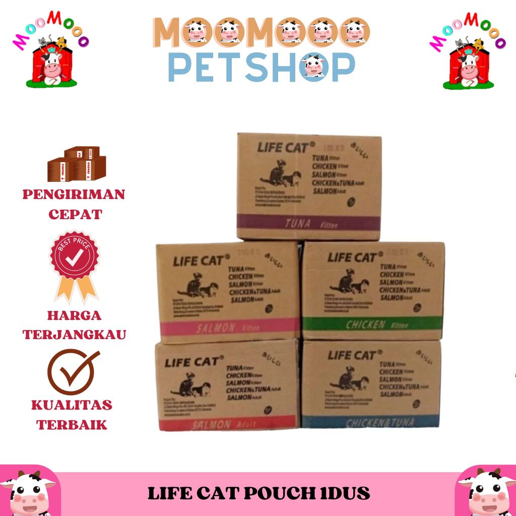 Jual Makanan Kucing Life Cat Sachet 1dus 24 pcs | Shopee Indonesia