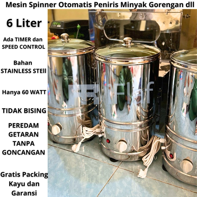 Jual iFlaf Spinner Peniris Minyak ada Timer dan Speed Control 6 Liter ...