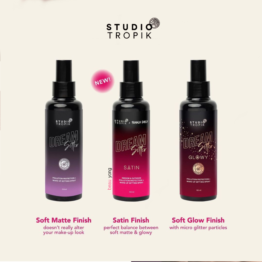 Jual STUDIO TROPIK Dream Setter Setting Spray 30ml || 130ml | Shopee ...