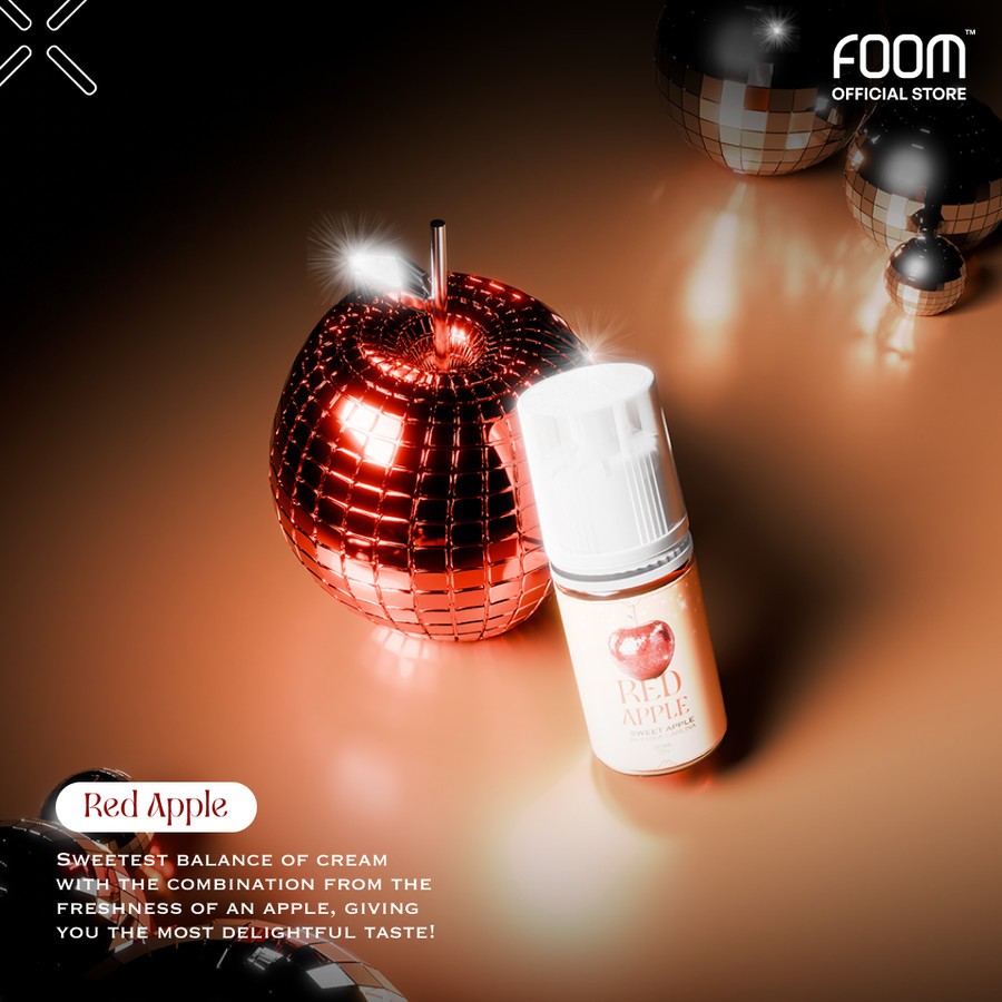 Jual Foom Red Apple Salt Nic 30ml Authentic by FOOM X Erika Carlina ...