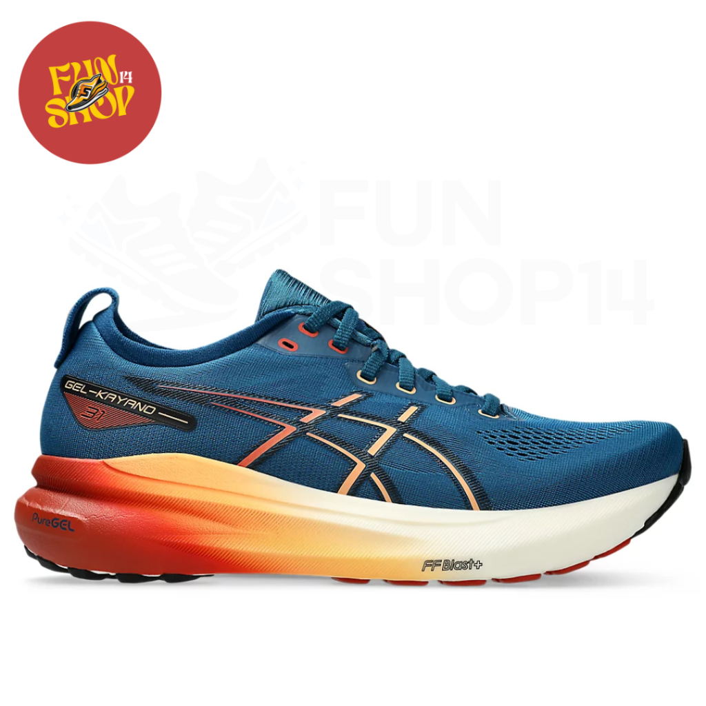 Jual Sepatu Lari Sepatu Lari Asics Gel Kayano 31 Men’s Road Running Shoes Rich Navy/Spice Latte ...