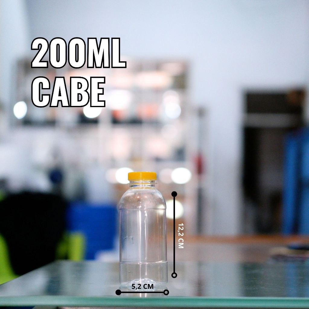 Jual BOTOL PLASTIK CABE 200ML | Shopee Indonesia