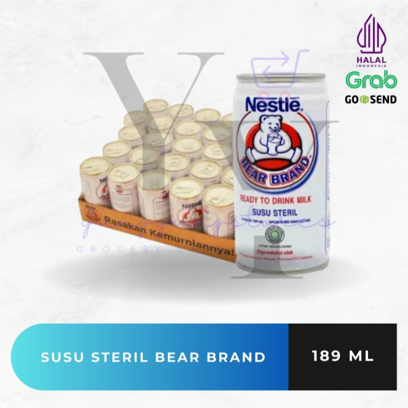 Jual 1 Dus Isi 30 Kaleng Nestle Bear Brand / Susu Beruang 189 ml | Shopee Indonesia