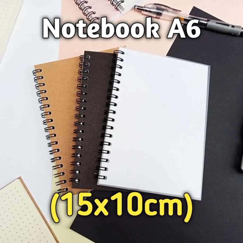Jual BUKU CATATAN A6/NOTEBOOK A6/JURNAL A6/NOTEBOOK MURAH/KERTAS/HVS ...