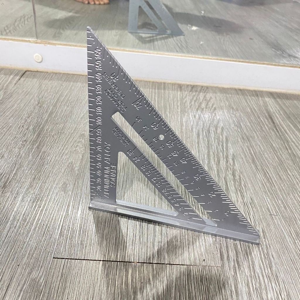 Jual Penggaris Siku Multifungsi Sudut 90 Derajat Mistar Triangle Ruler Pasekon Penggaris Tukang ...