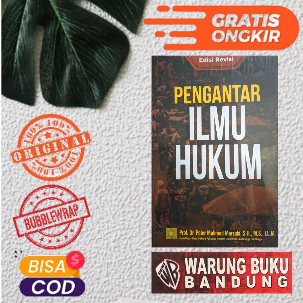 Jual BUKU PENGANTAR ILMU HUKUM Edisi Revisi - Peter Mahmud Marzuki | Shopee Indonesia