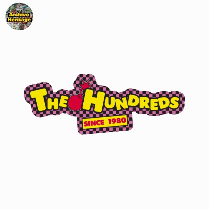 Jual sticker The Hundreds checkerboard logo brand clothing streetwear ...