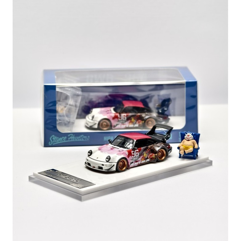 Jual Stance Hunters RESIN REV Porsche RWB 964 AKIBA #96 High GT Wing ...