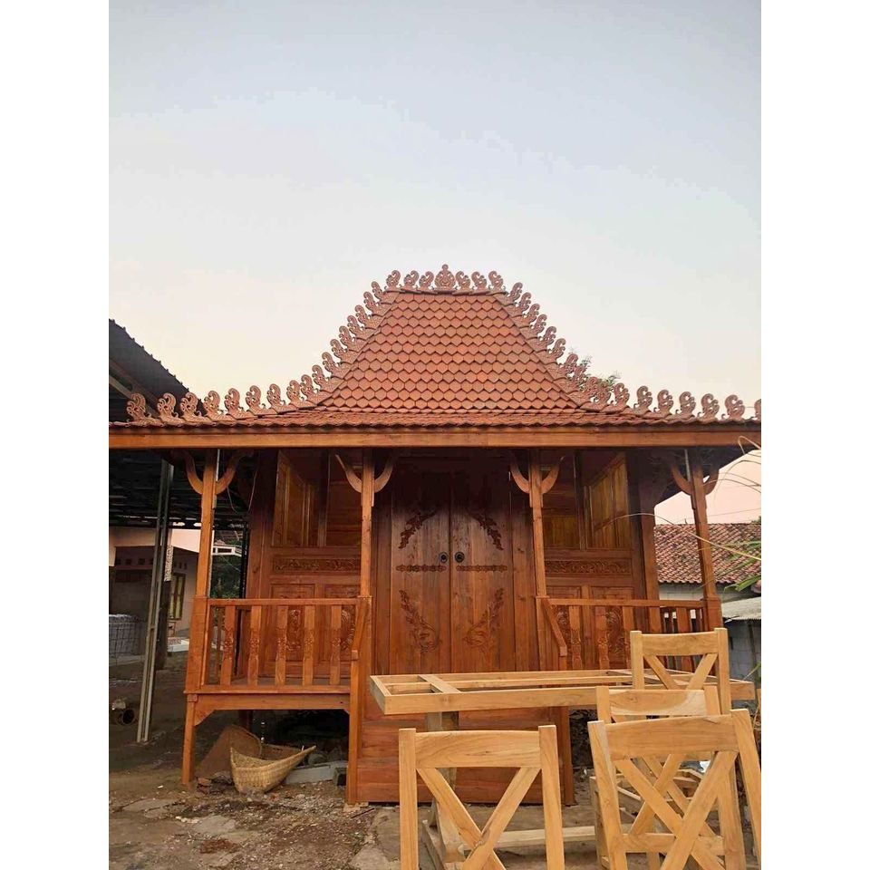 Jual Rumah Kayu Joglo | Joglo Jawa | Rumah Kayu | Shopee Indonesia