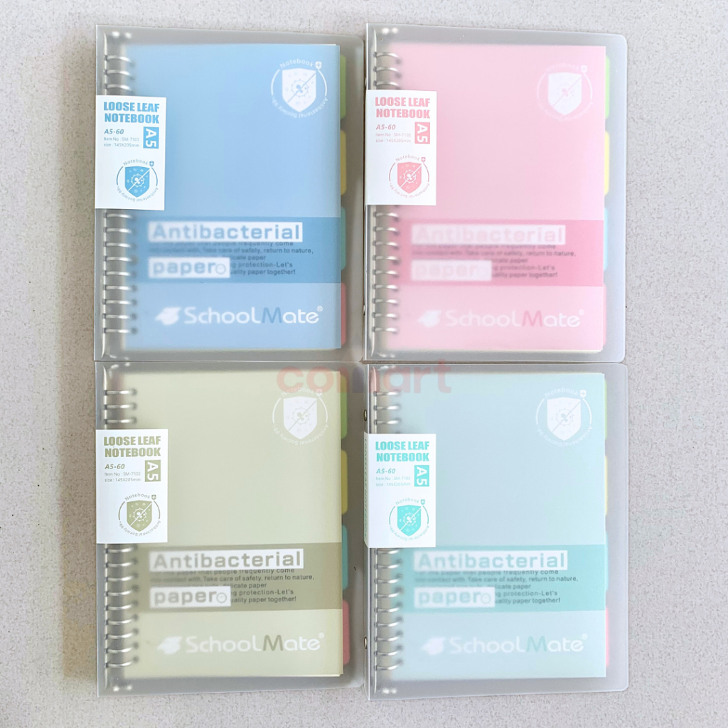 Jual Map Binder Notebook Antibacterial SM7103 - A5 B5 - Binder Note ...