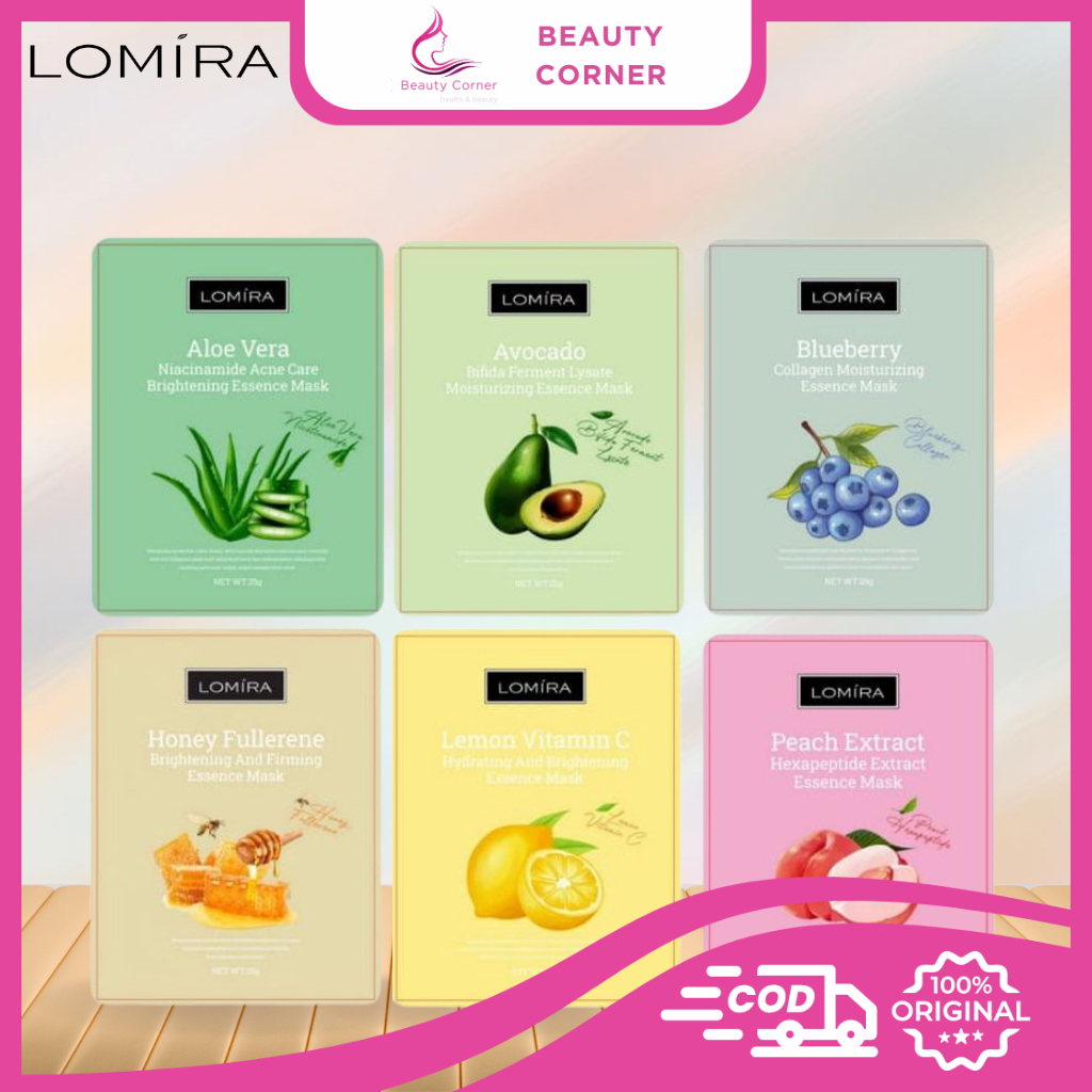 Jual Lomira Essence Mask - Masker Wajah 25g | Shopee Indonesia