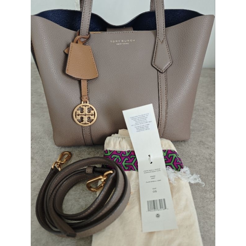 Jual Tory Burch Perry Small Triple Compartment Tote - TB Perry ORIGINAL ...