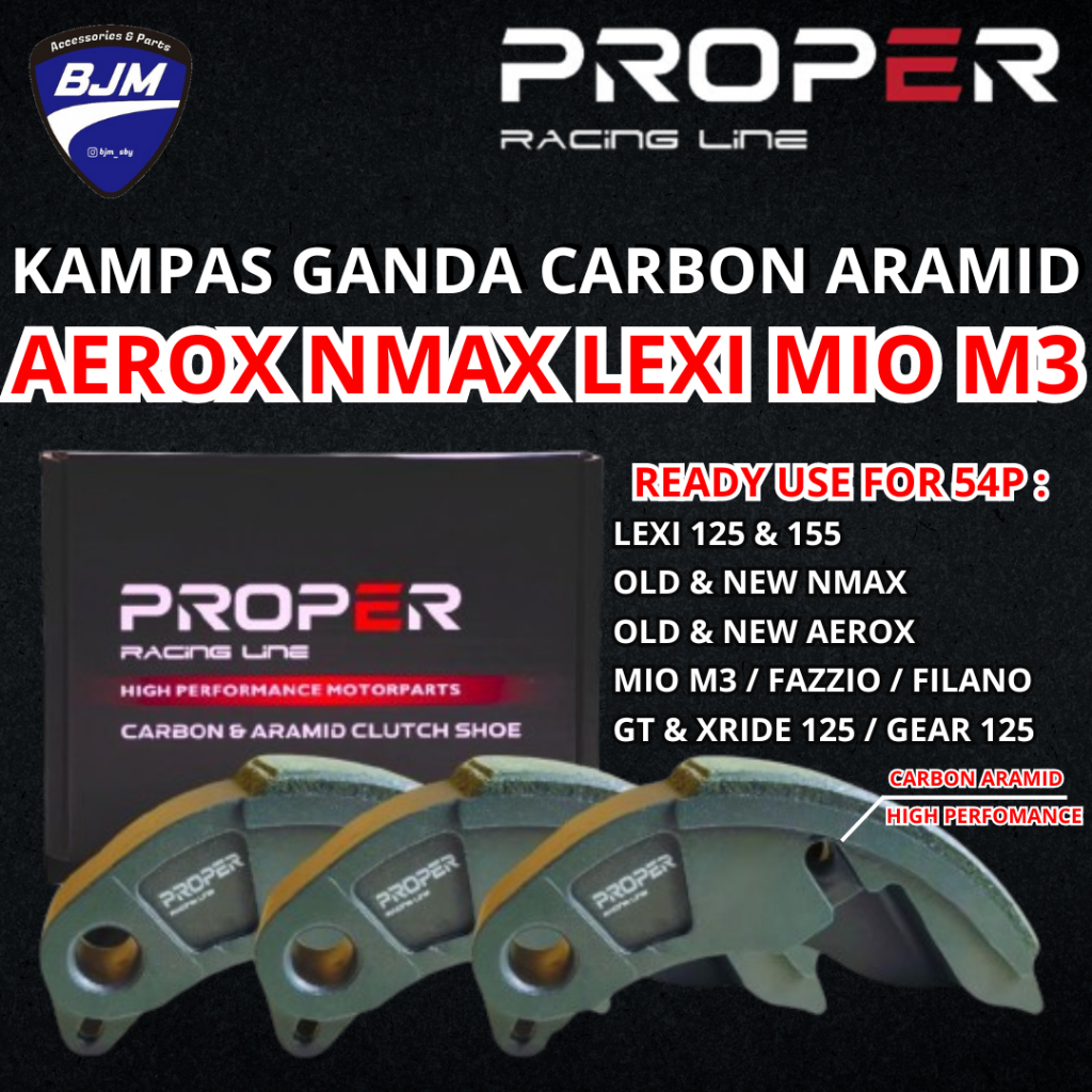 Jual KAMPAS GANDA PROPER RACING LINE NMAX 2DP AEROX LEXI MIO M3 FAZZIO ...