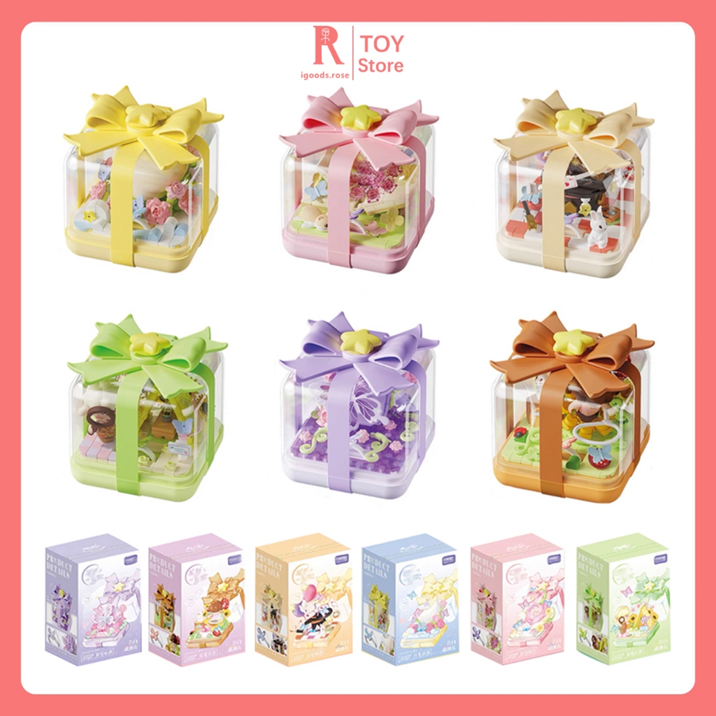 Jual igoods.rose Block Kereta Api Bricks Hewan Peliharaan Lucu Kartun ...