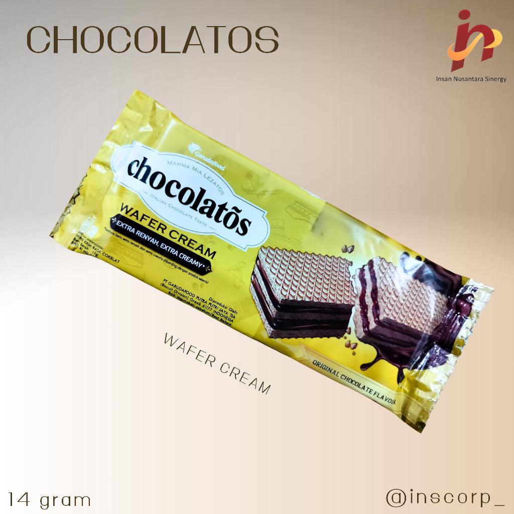 Jual Chocolatos Wafer Cream 17g/Pack/10 Pcs | Shopee Indonesia