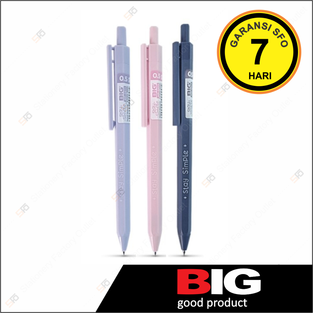 Jual Pensil Mekanik Big 0.5 mm - Stay Simple MP-5011 | Shopee Indonesia