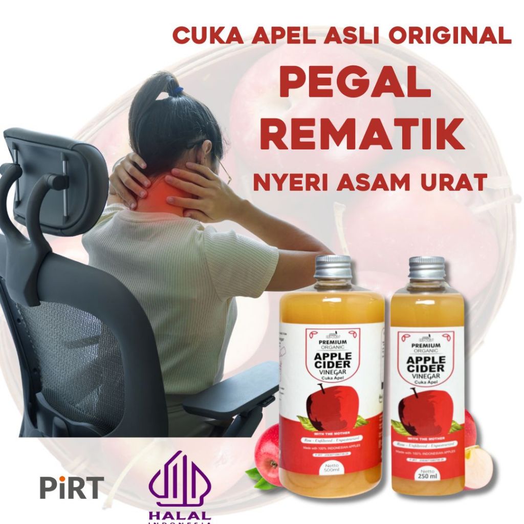 Jual Obat Asam Urat Dan Rematik Cuka Apel Asli Original Untuk Lambung ...