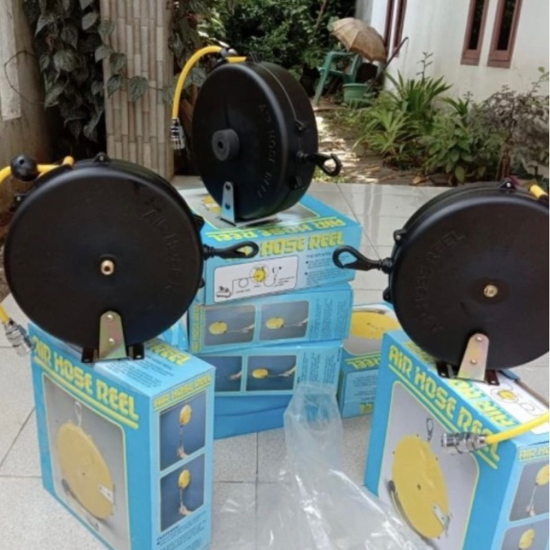 Jual AIR HOSE REEL HITAM SELANG UDARA | Shopee Indonesia