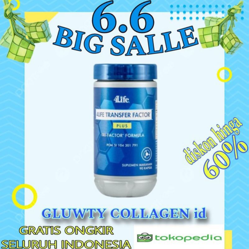 Jual 4life transfer factor plus tri factor formula isi 90 kapsul ...