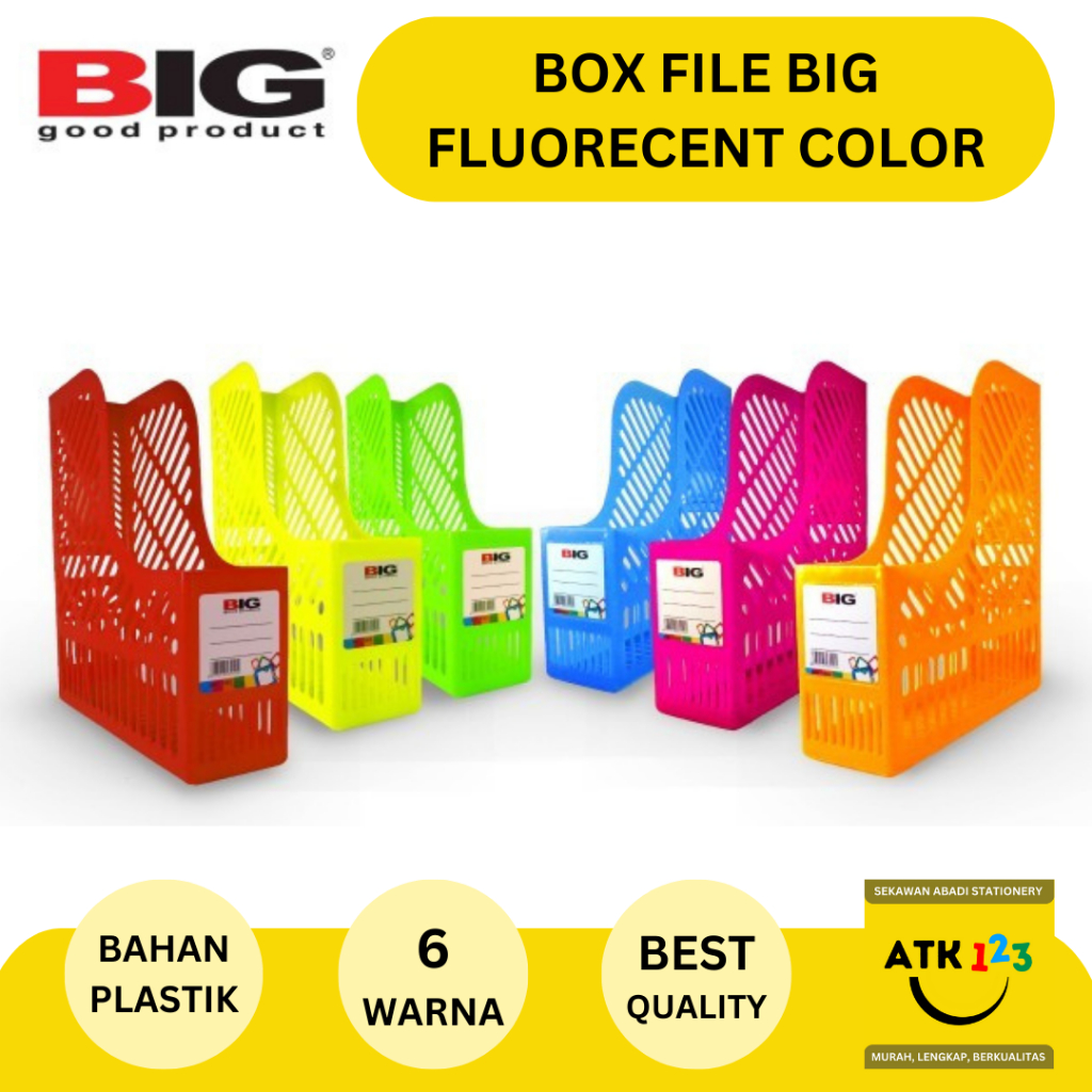 Jual Box File Folio / Magazine File Merk BIG Plastik Ukuran Folio ...