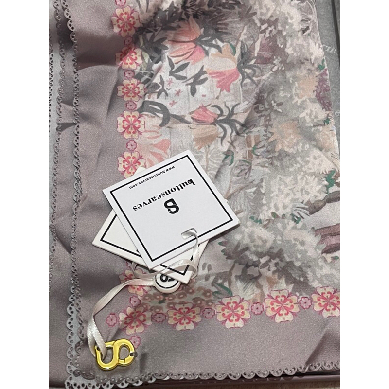 Jual Buttonscarves Al Qasr Satin Shawl Pashmina Terrazzo | Shopee Indonesia