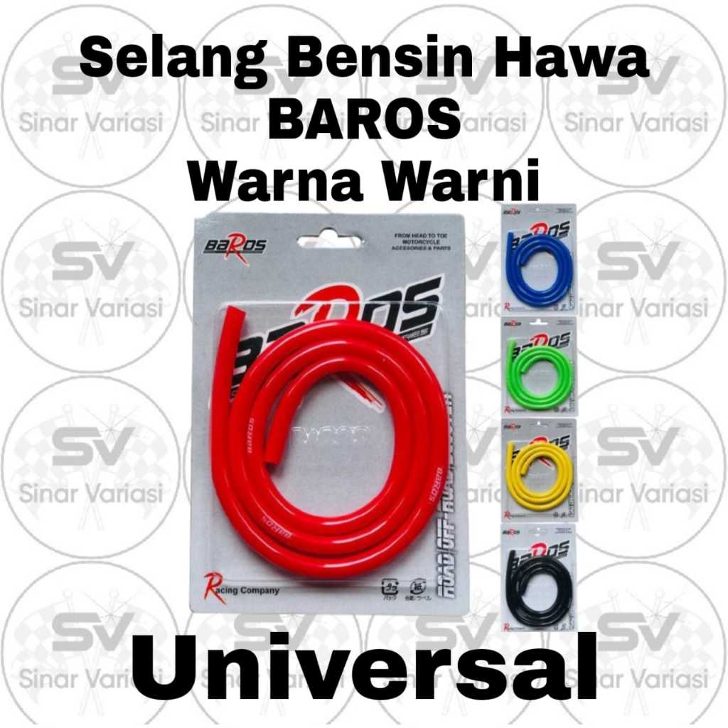 Jual Selang Oli / Selang Bensin / Selang Bensin Hawa BAROS Warna Warni ...