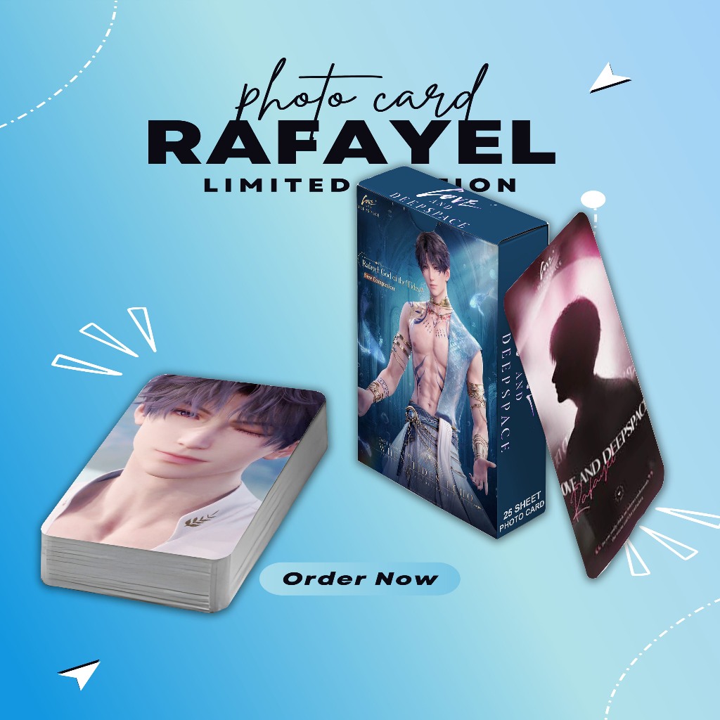 Jual PHOTOCARD SET RAFAYEL LOVE AND DEEPSPACE PREMIUM 25 SHEET | Shopee ...